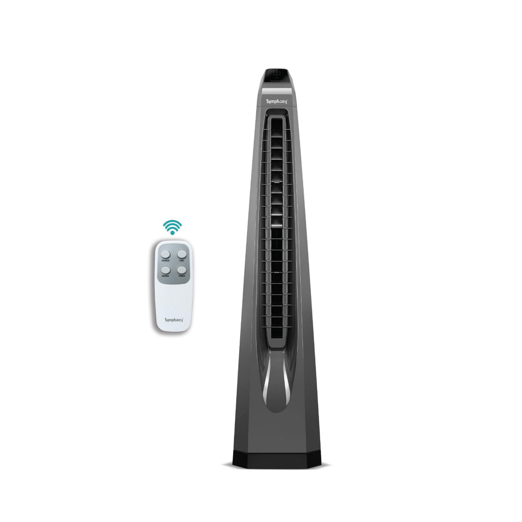 Symphony Surround-i AFNTF002 Bladeless Tower Fan Grey | Mahajan Electronics