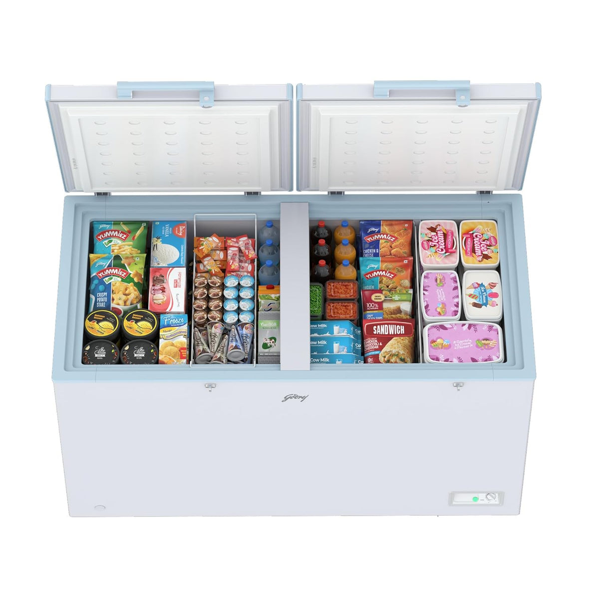 Godrej DH ESNCH 525E 2HCNP RW 505 L Double Door Convertible Deep Freez