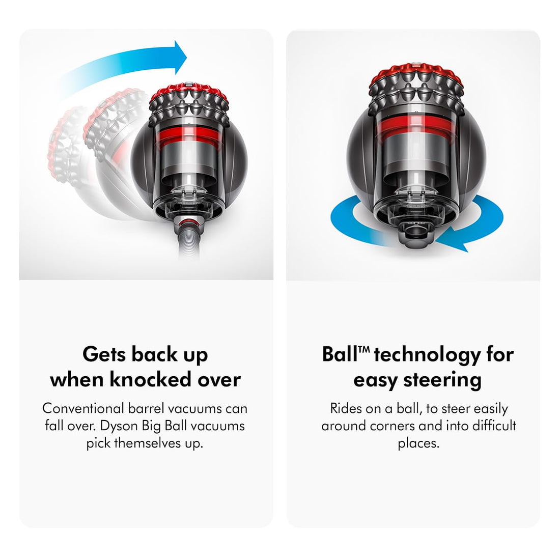 Dyson Big Ball Bagless Vacuum Cleaner | 800W Suction Power | 1.6L Dust