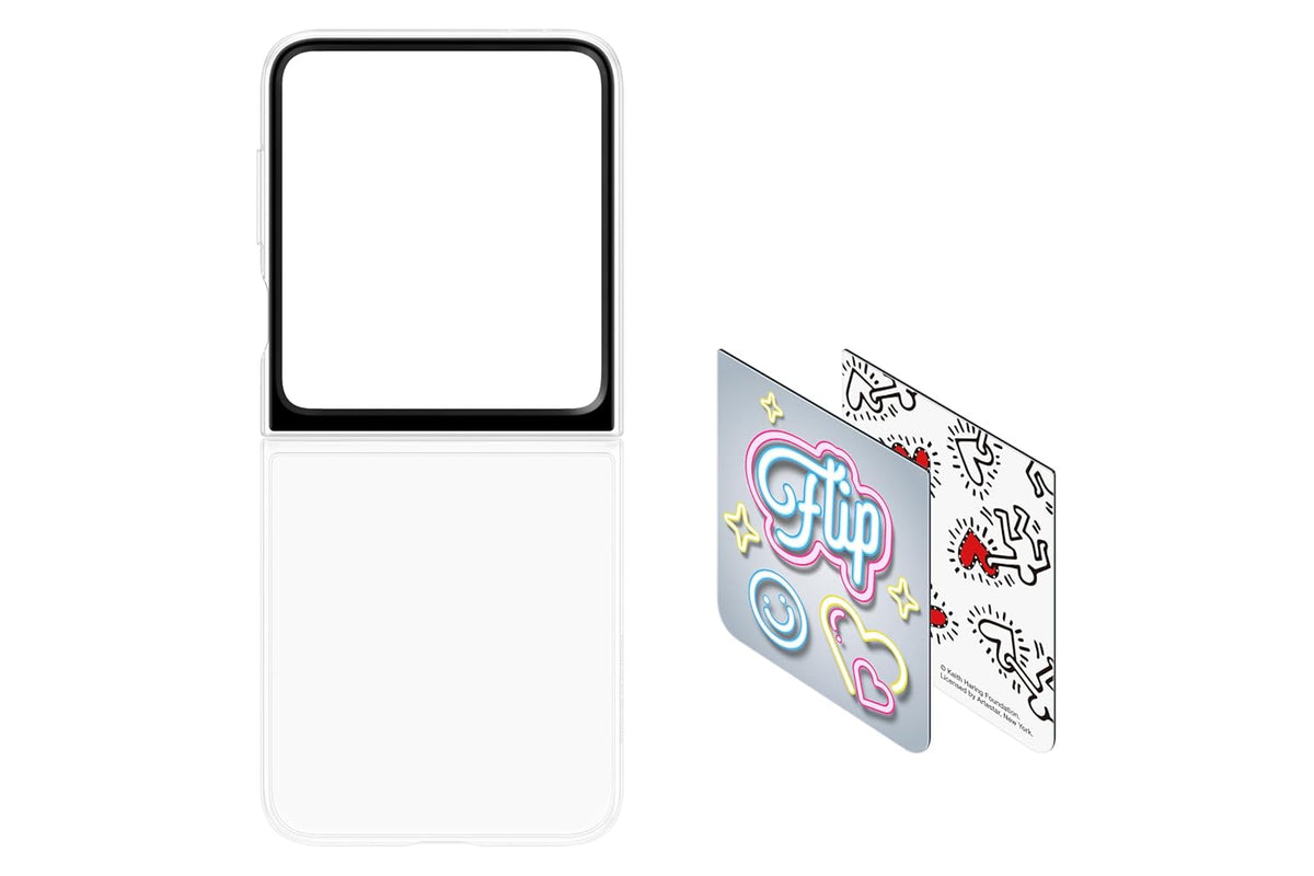 Samsung Galaxy Z Flip6 Flipsuit Case – Neon Card Gray | LED Animation