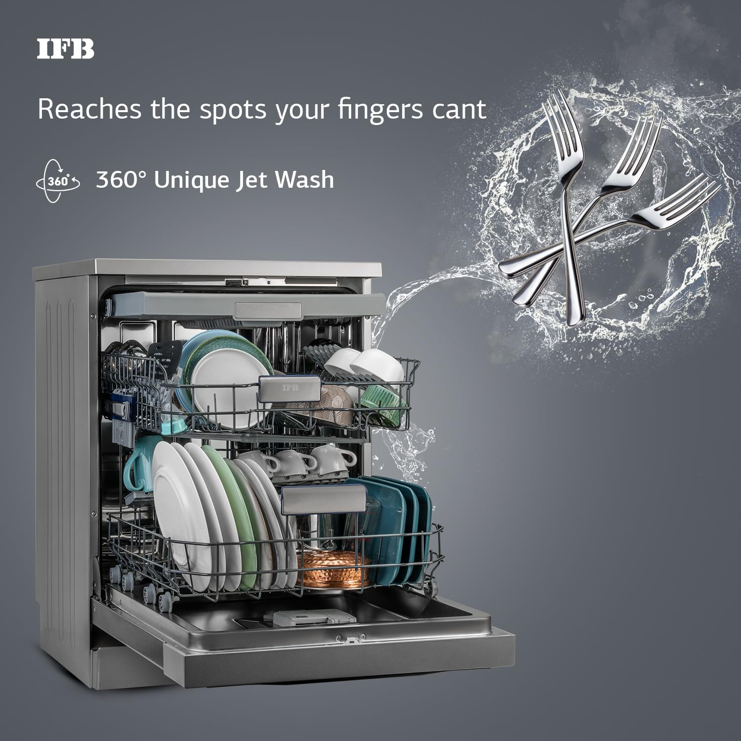 Buy IFB Neptune SX16 Dishwasher - 16 Place Settings| Mahajan Electronics