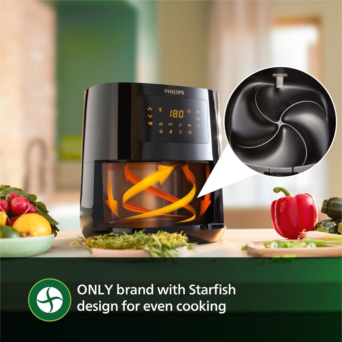 Philips HD9270/70 XL 6.2L Air Fryer | Rapid Air | Mahajan Electronics