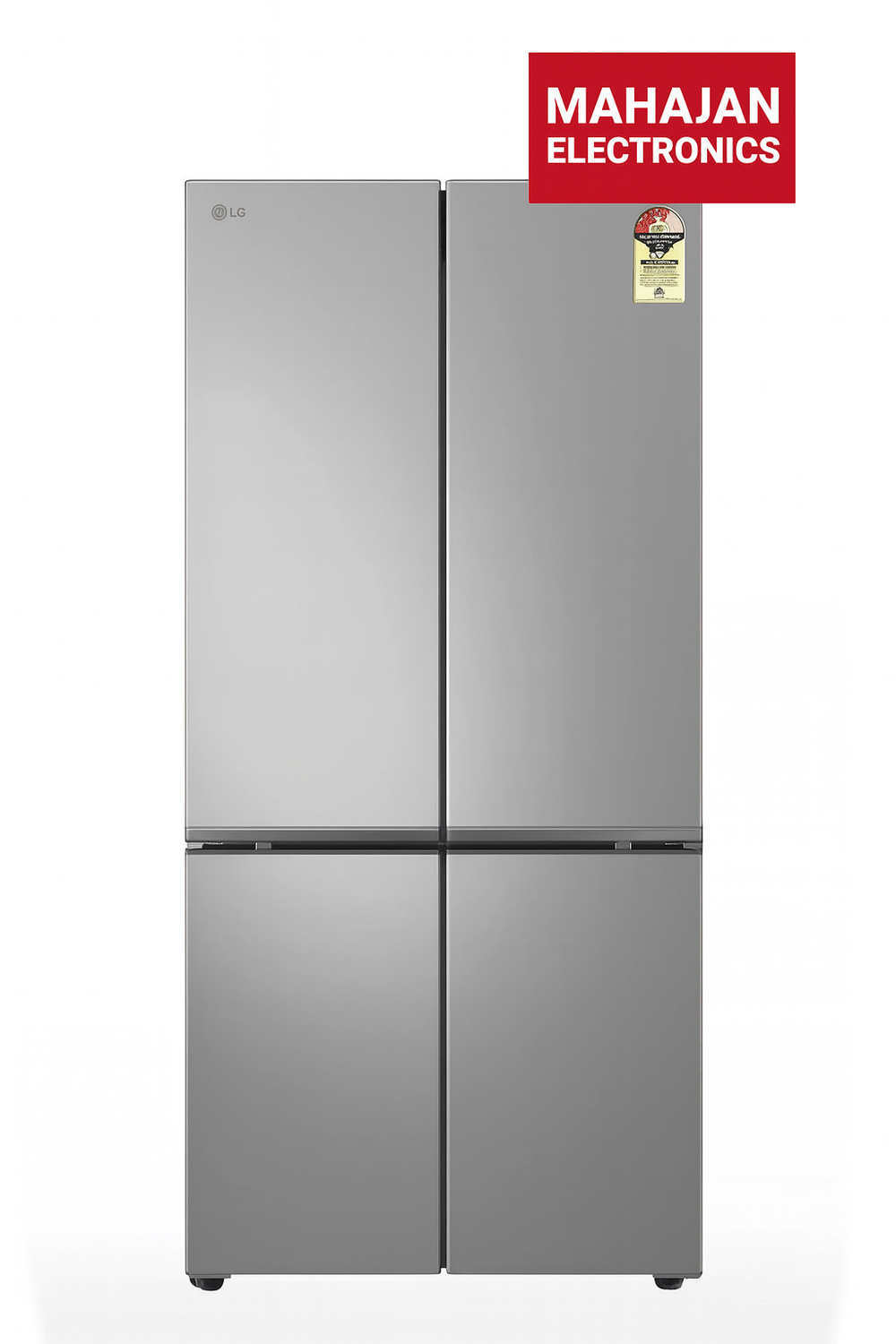 LG GV-B25FFLMB 610 L French Door Refrigerator | Auto Ice Maker | Hygie