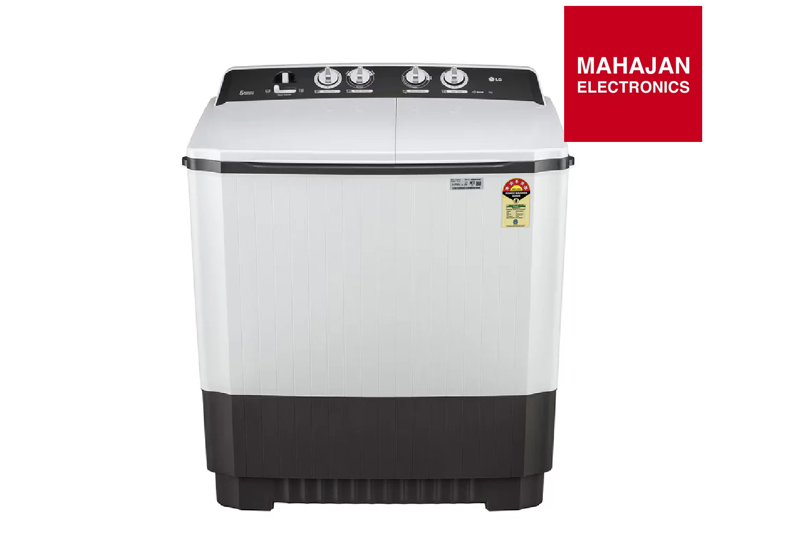 Buy LG P7510RGAZ 7.5 kg 5 Star Wind jet dry Semi-Automatic Top Load ...