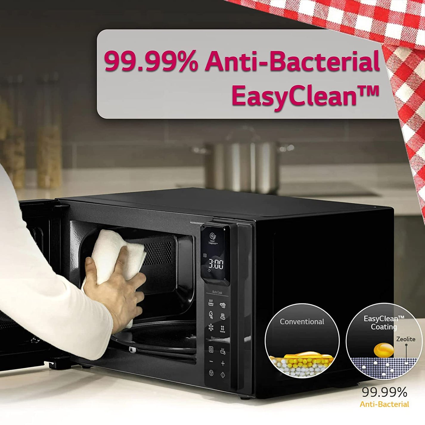 buy online LG MS4295DIS 42 L Solo Microwave Oven (Black) At best price