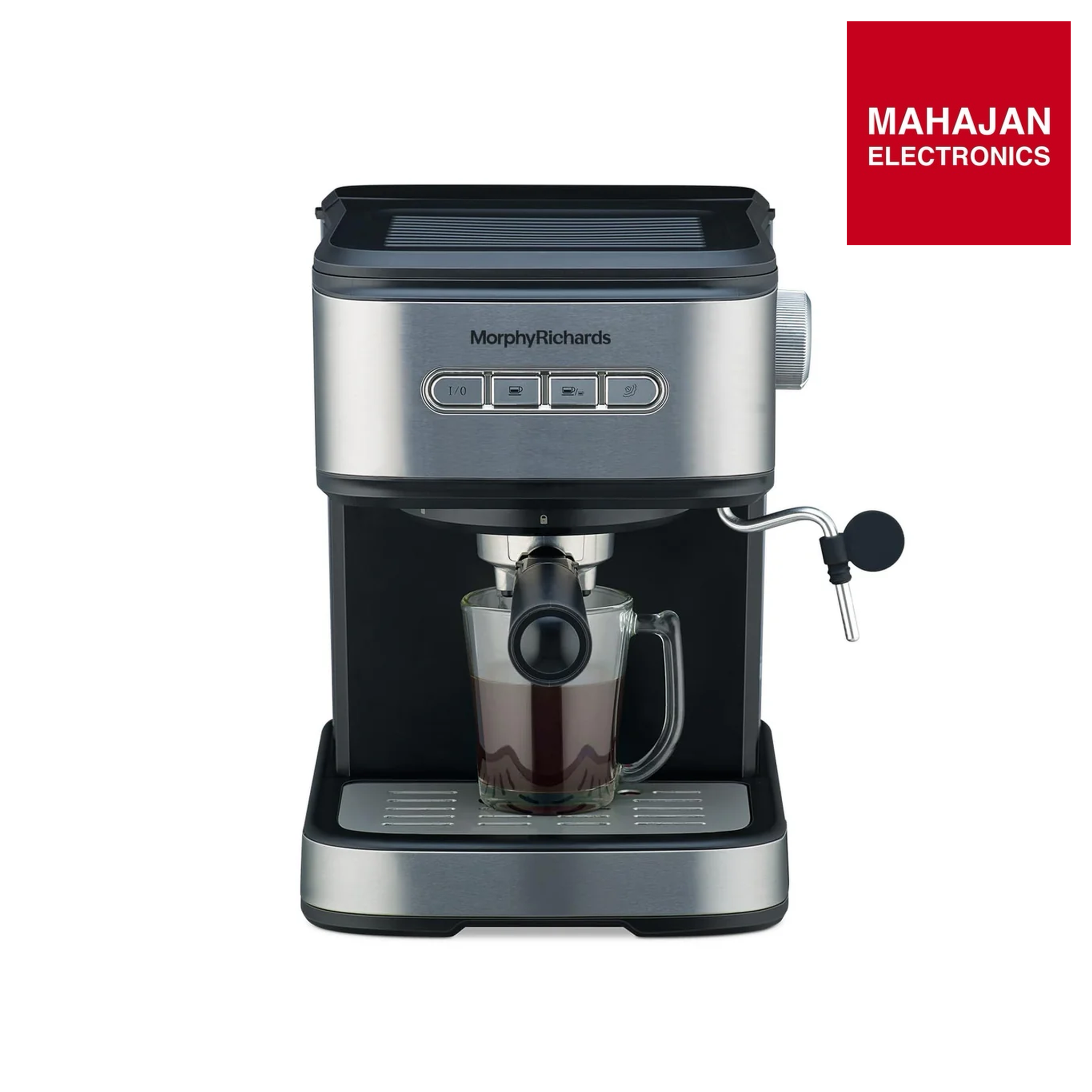 Buy Now Morphy Richards Impresso Coffee Making Machine - Black & Steel