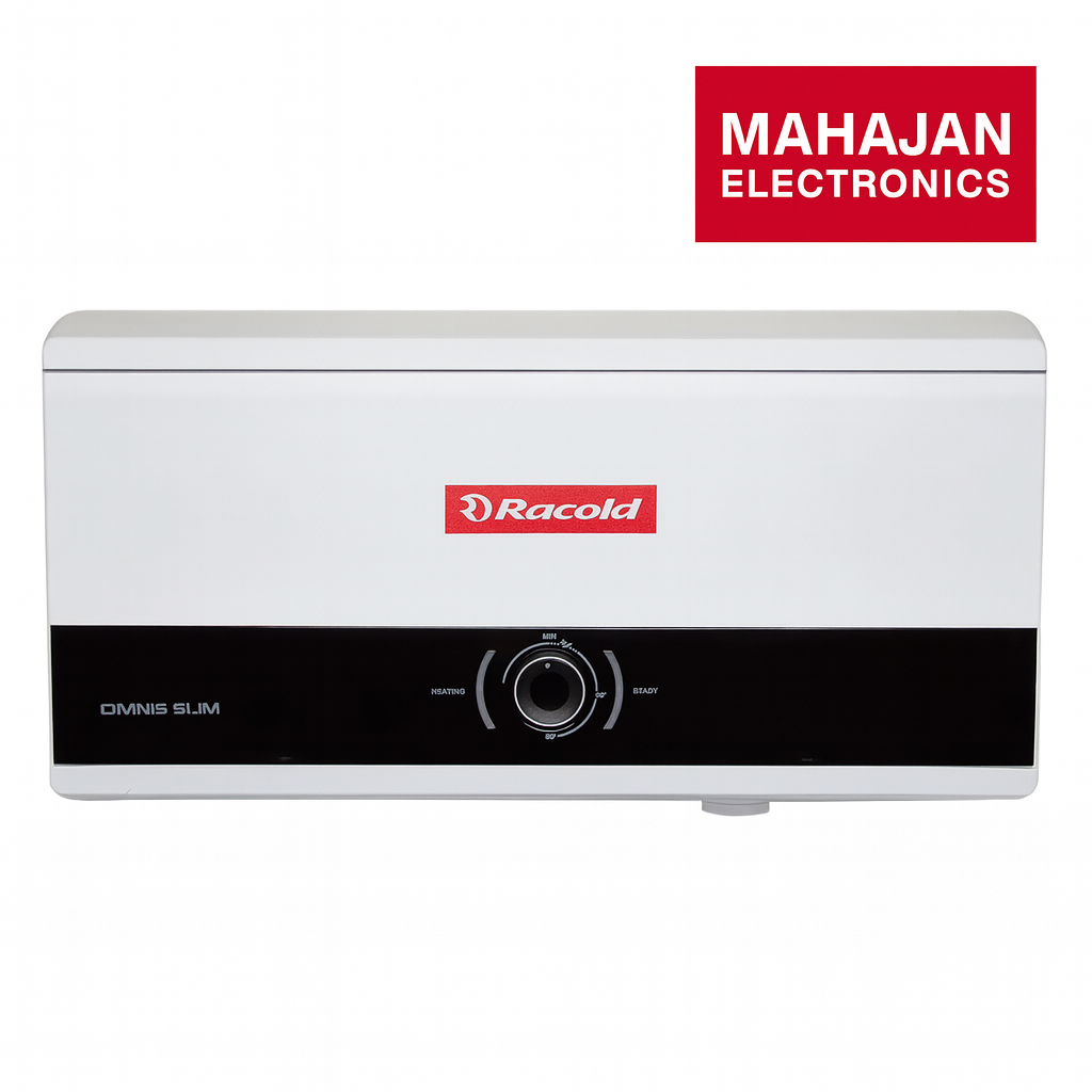 Racold Omnis Slim 25L Horizontal Geyser | Best Price Delhi NCR