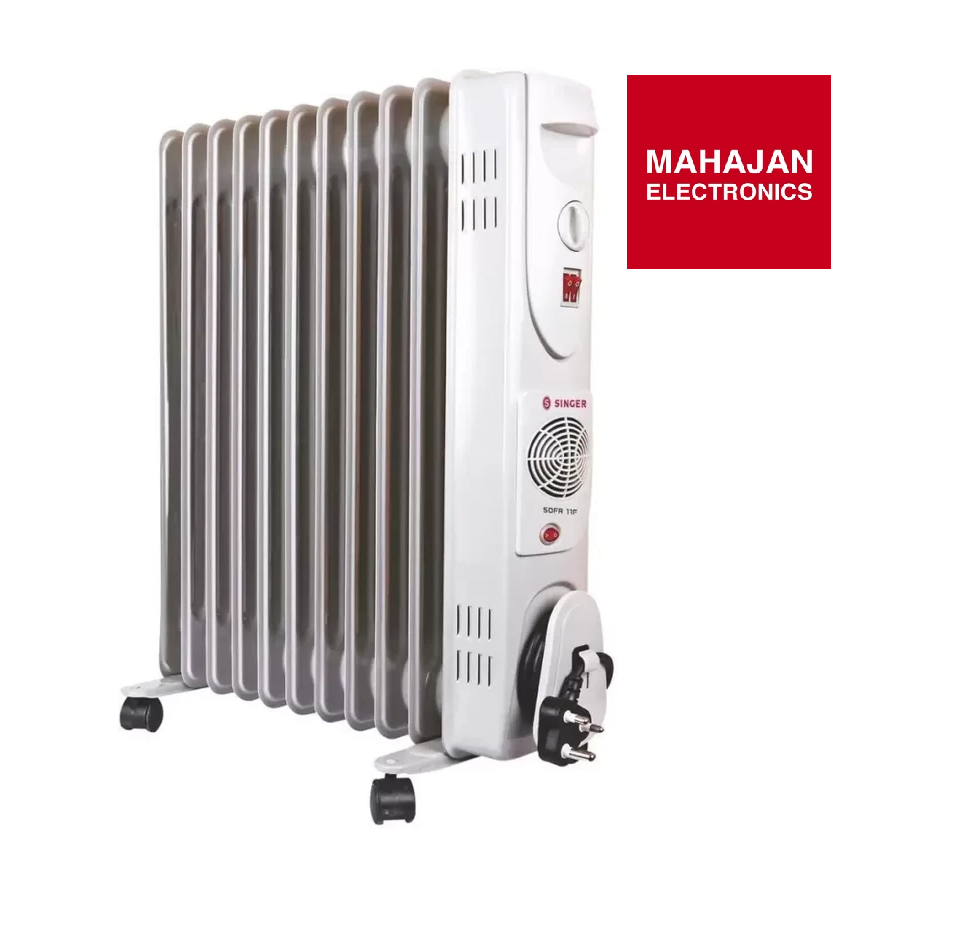 Singer Sofr 11F 11-Fin OFR Oil Filled Room Heater (2900W) | ISI Marked ...