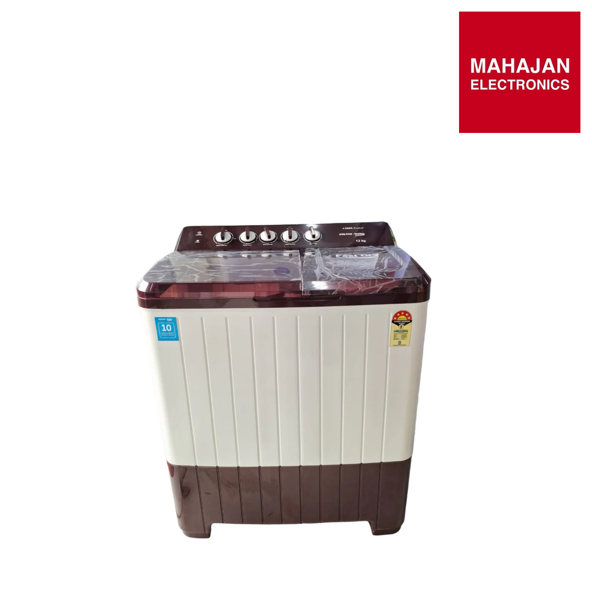 Voltas Beko WTT120UPA/BRSSWH5PTDA 12 kg Semi Automatic Top Load Washin