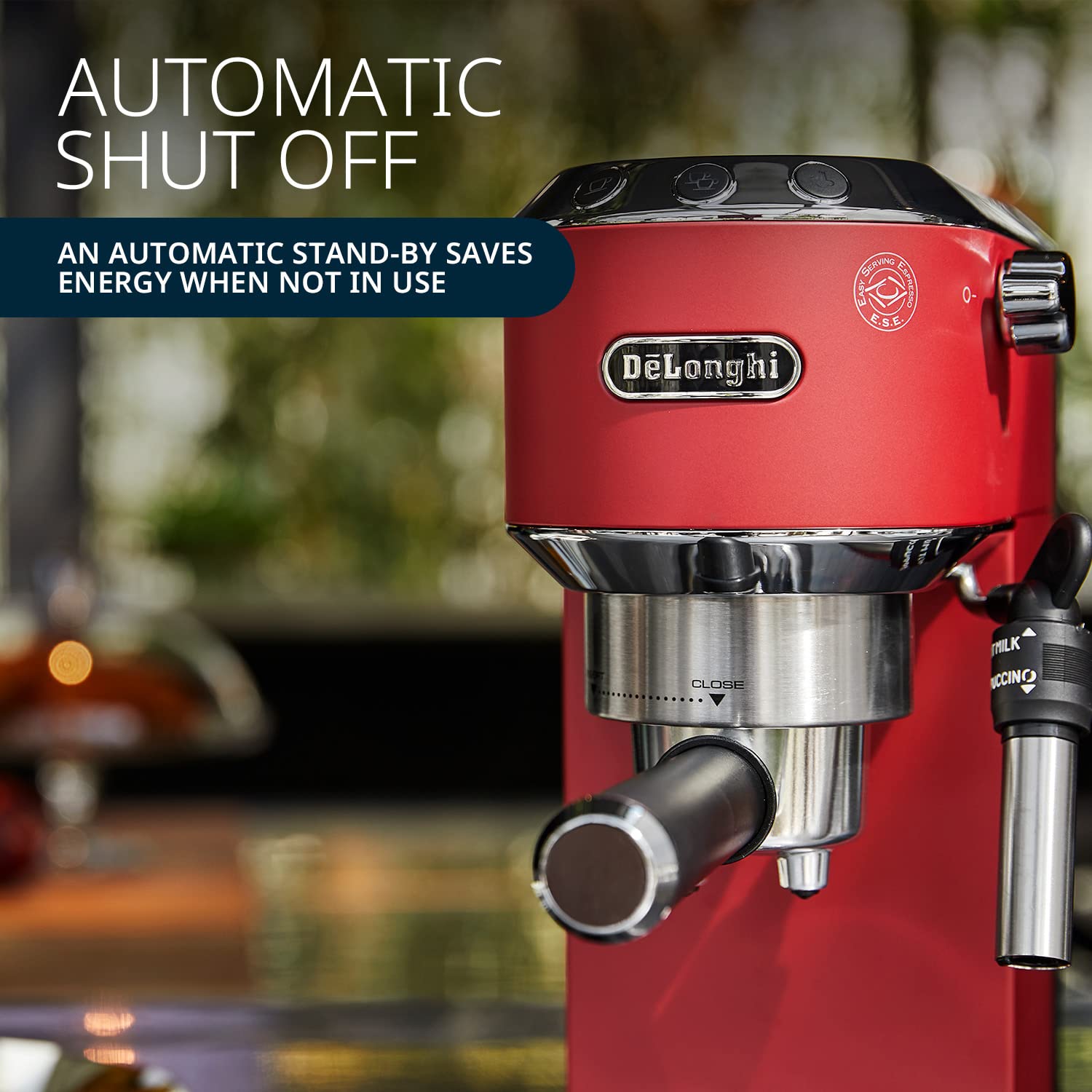 DeLonghi EC685.R 1350-Watt Espresso Coffee Machine (Red)